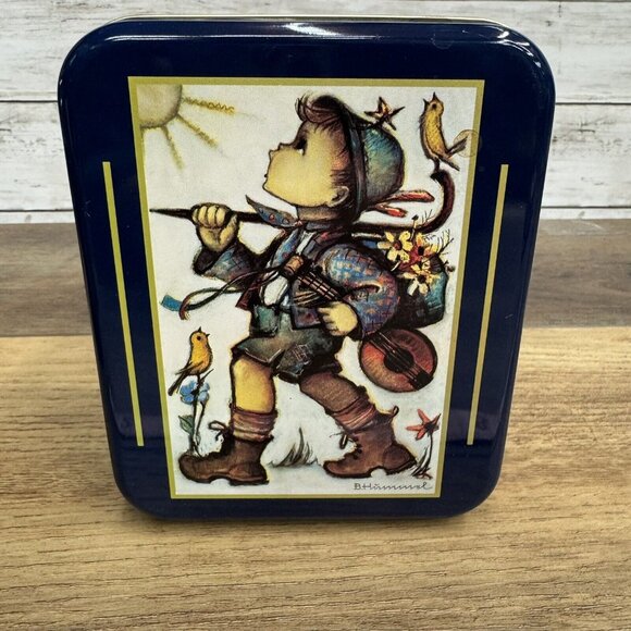 Hummel | Storage & Organization | Vintage Mj Hummel Tin Storage Box ...